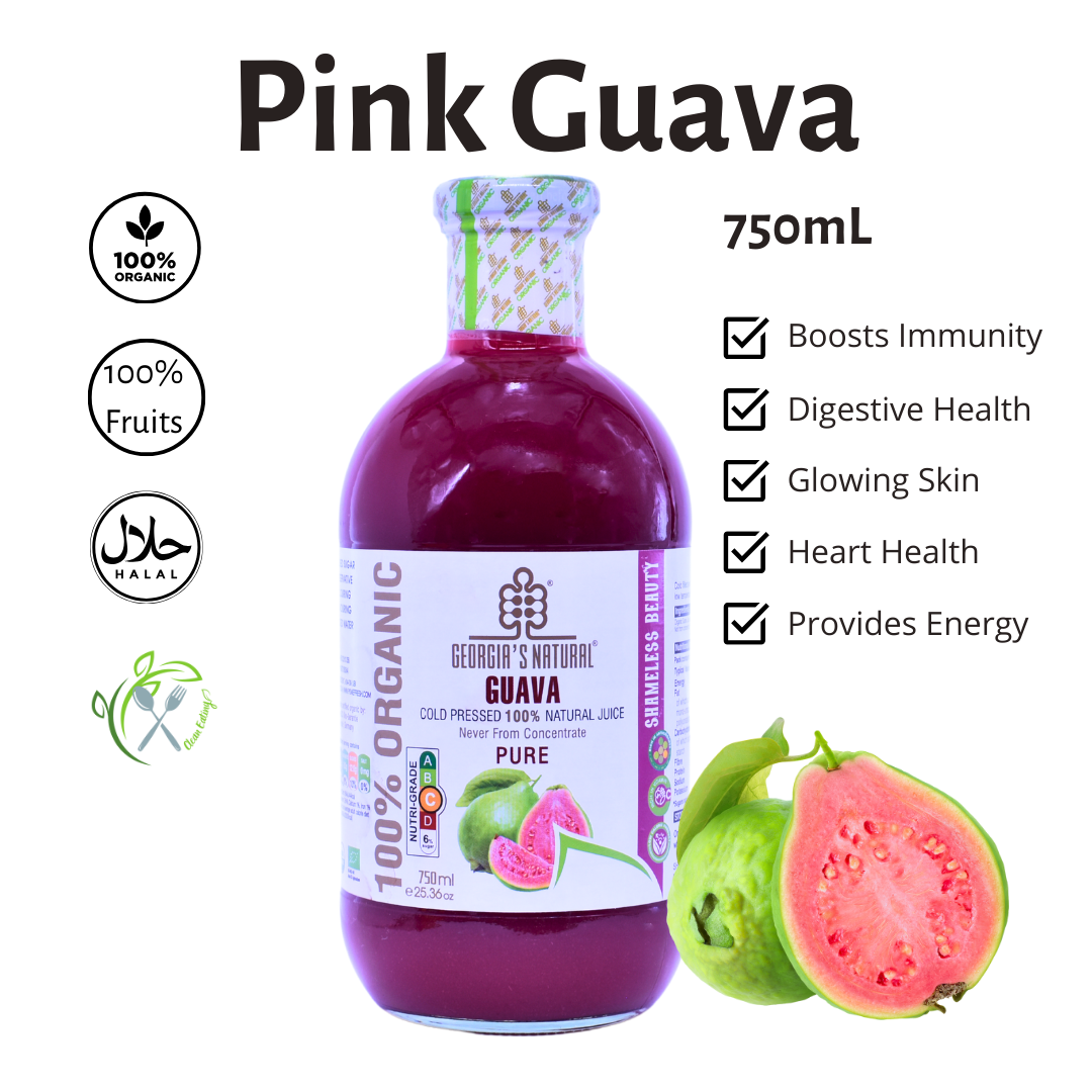 Halal | Georgia's Natural - 750mL 100% Pure Beetroot / Pink Guava Juic ...