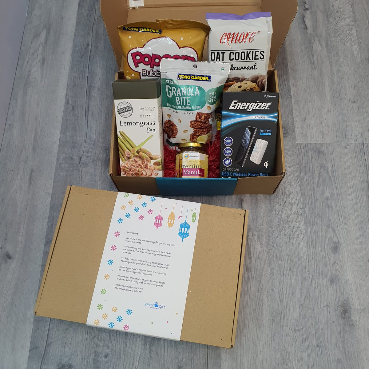 Energizing Delights Pack @ $98 each - MOQ: 100 – Care Package Singapore ...