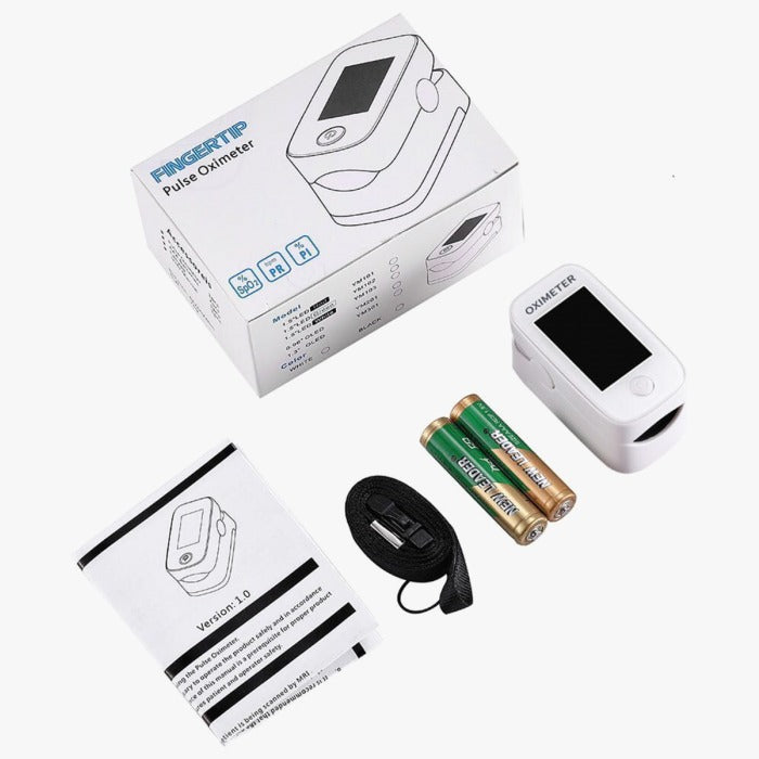 Protection Pack: Fingertip Pulse Oximeter F02T – Care Package Singapore ...