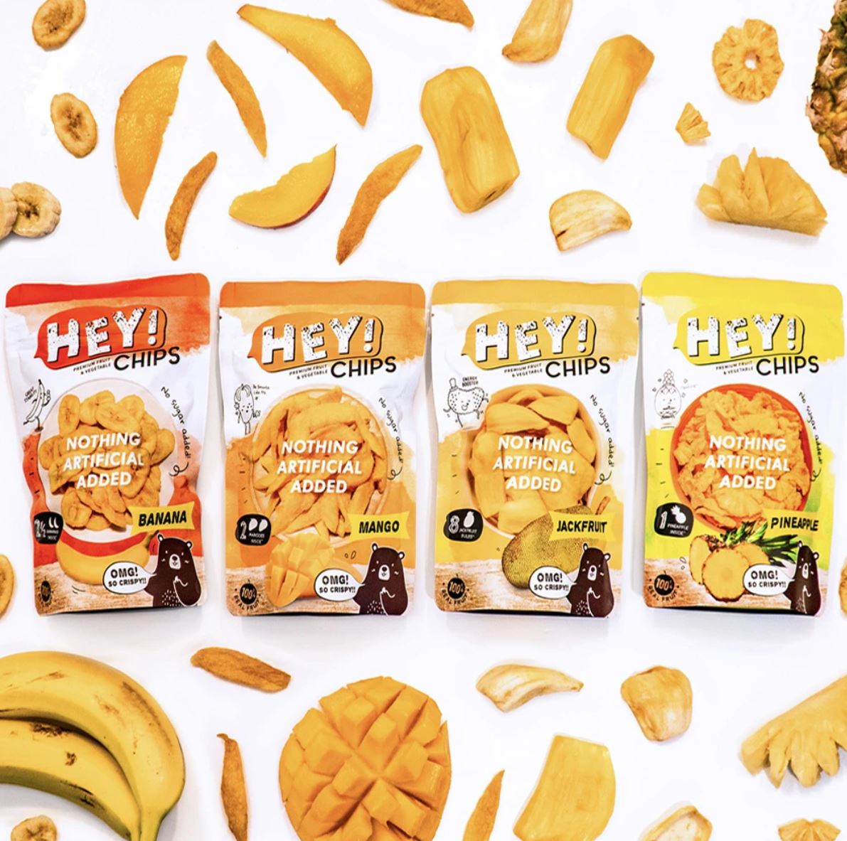 Healthy Snack : 30g Hey! Chips – Fruit Chips – Care Package Singapore ...