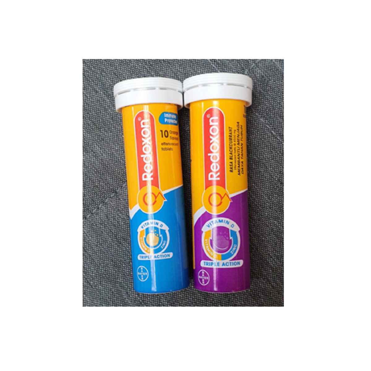 Immunity Pack: Redoxon Triple Action Effervescent Orange or Blackcurra ...
